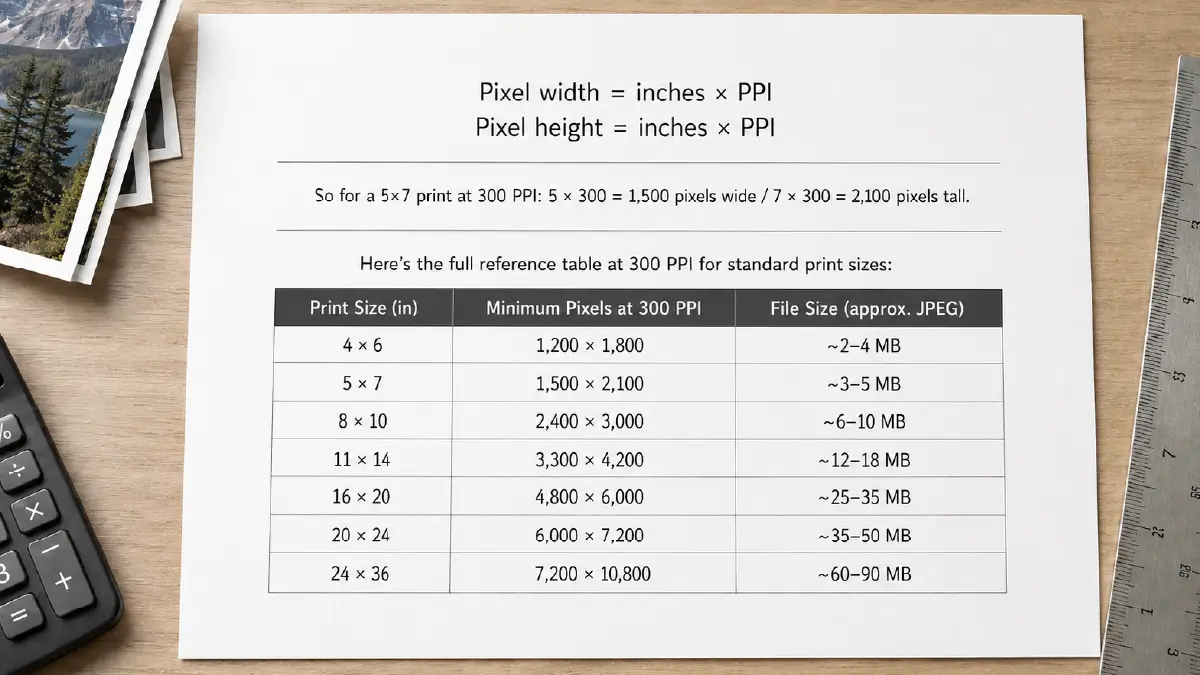 Standard Photo Sizes Guide: Frame, Ratio, Resolution, and More!