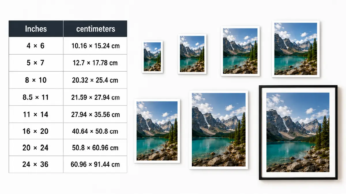 Standard Photo Sizes Guide: Frame, Ratio, Resolution, and More!