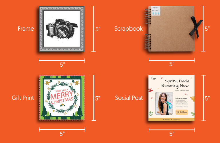 How Big Is a 5×5 Photo Size? Dimensions, Uses and Printing Tips