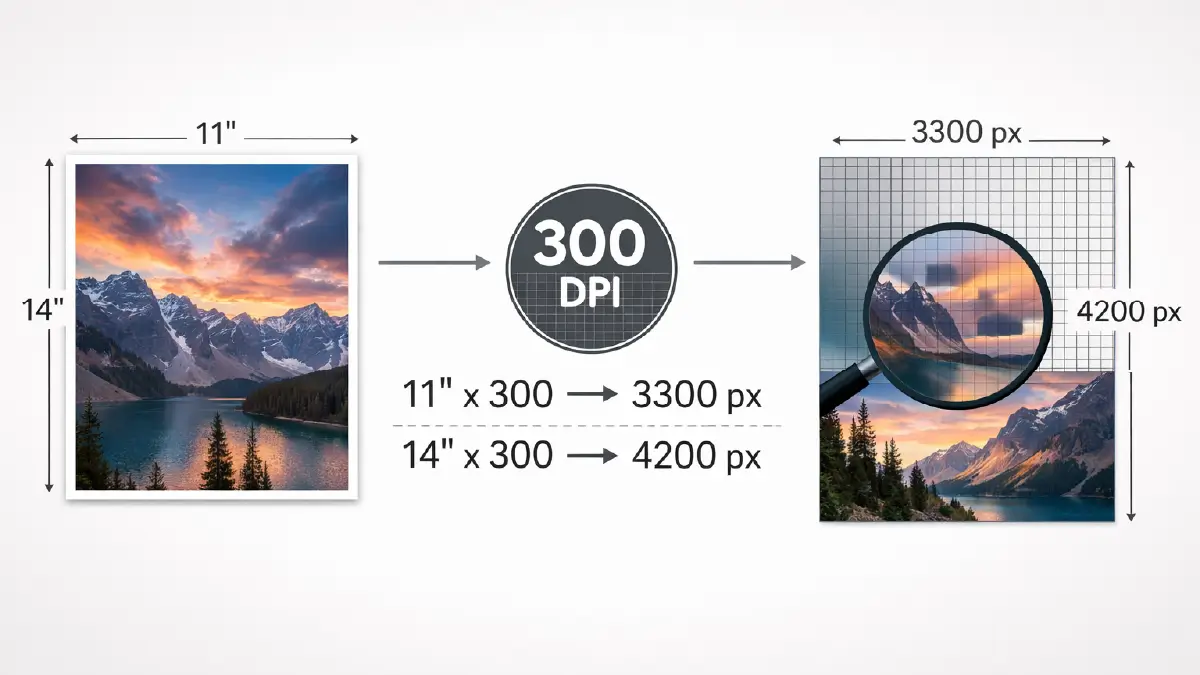 How Big Is an 11x14 Photo? Dimensions, Pixels, and CM