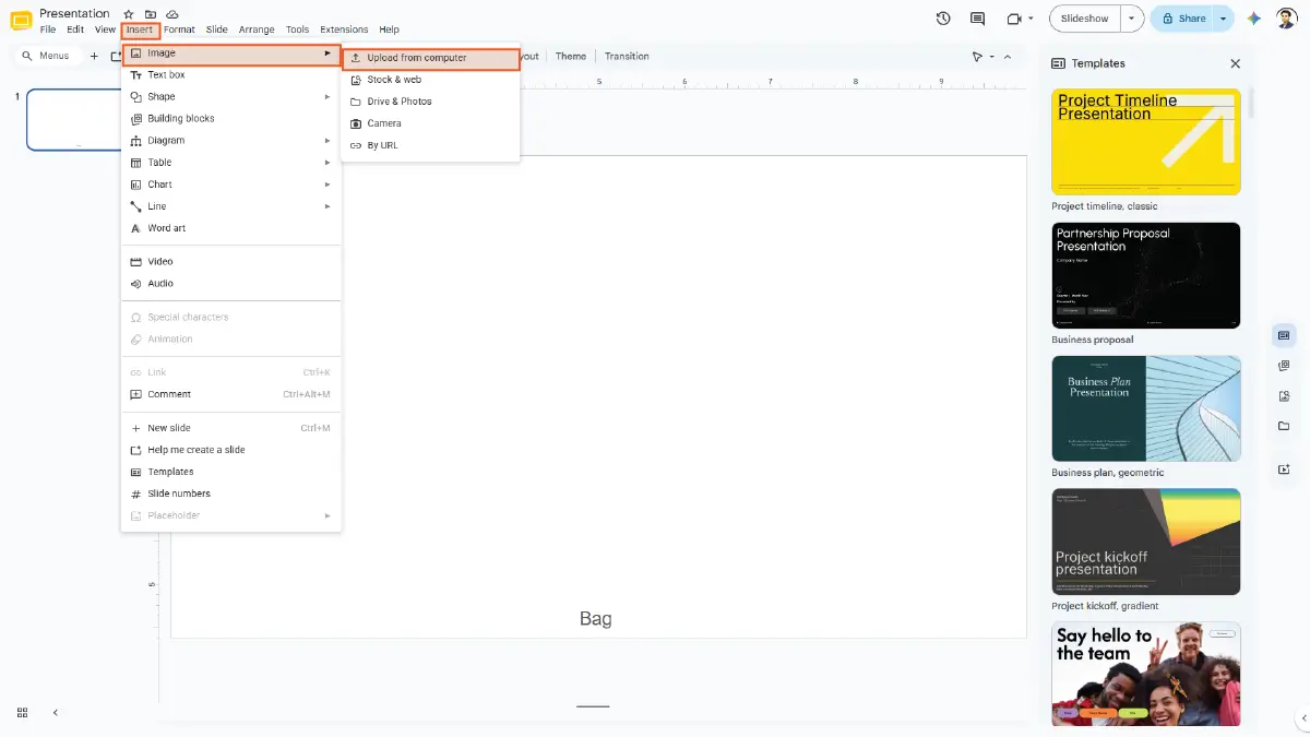 How to Remove Background from Picture in Google Slides